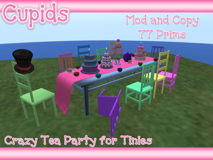 Second Life Marketplace - Crazy Tea Party for Tinies